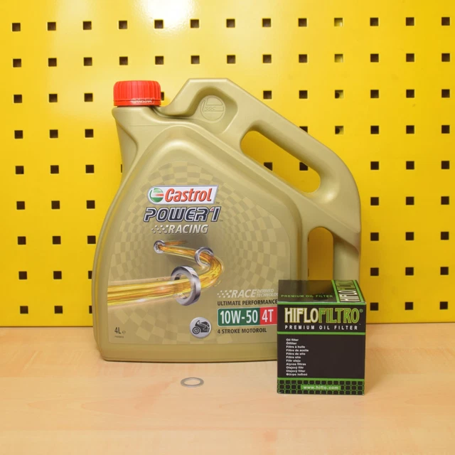 BMW K 100 Lt / Rs/ Rt Vidange D'Huile Filtre à Huile Castrol Power1 ...