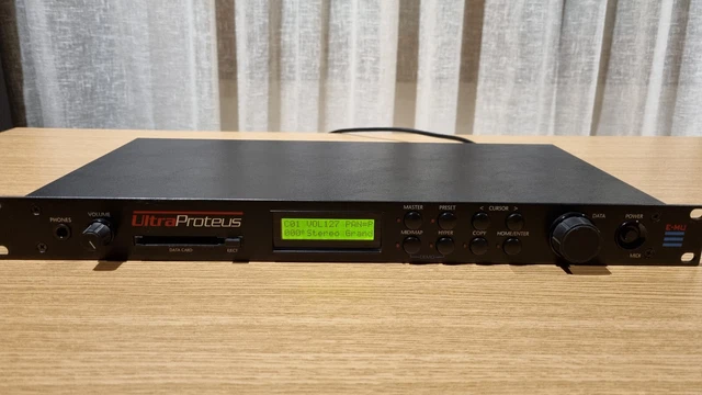 E-MU SYSTEMS ULTRA Proteus Rackmount 32-Voice Sampler Module 1994 ...