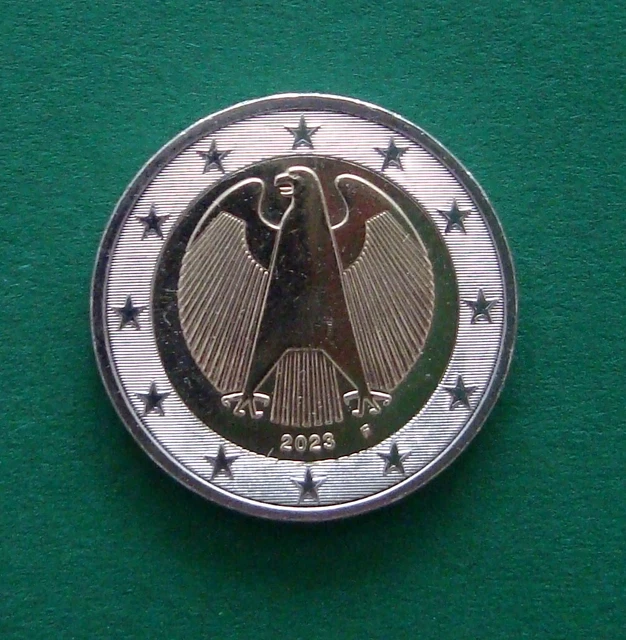 KURSMÜNZE 2 EURO DEUTSCHLAND / BRD 2023 - Bundesadler / Adler ... KURSMÜNZE 2 EURO DEUTSCHLAND / BRD 2023 - Bundesadler / Adler ...