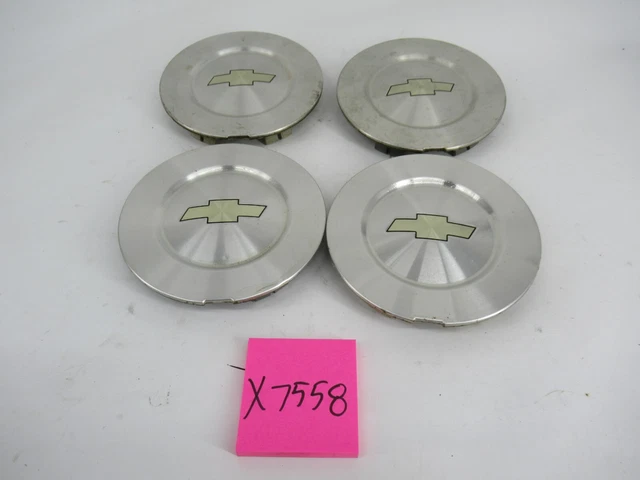 CHEVY CENTER CAPS Hubcaps Trailblazer 9595108 17" 5 Spoke OEM Wheel Set ...