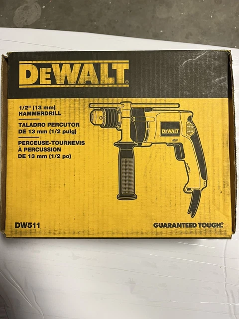 DEWALT DW511 1/2& VSR Single Speed Corded Hammer drill Brand New £57.82 ...