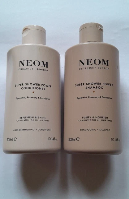 NEOM SUPER SHOWER POWER SHAMPOO & CONDITIONER SET 300ML Brand New £19. ...