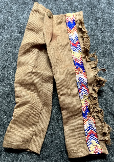 VINTAGE ORIGINAL PALITOY/HASBRO Action Man Red Indian Trousers Vgc For ...