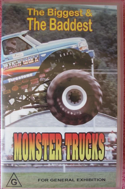 THE BIGGEST AND Baddest Monster Trucks VHS $8.00 - PicClick AU