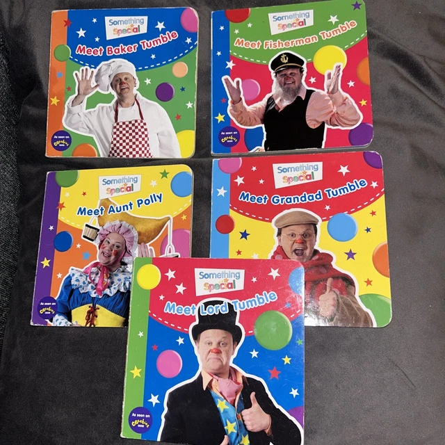 SOMETHING SPECIAL MR Tumble Board Books X 5 Bundle Justin Fletcher BBC ...