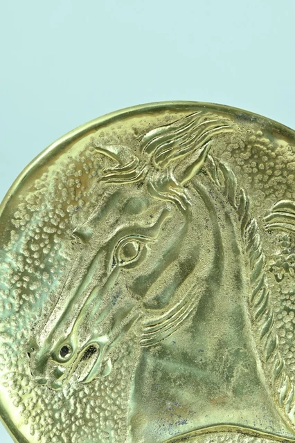 MAX LE VERRIER Vintage Design Bronze Horse Head Ashtray £44.47 ...