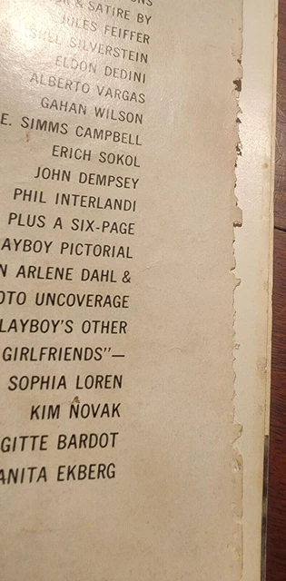 PLAYBOY VINTAGE MEN’S Magazine December 1962 Xmas Issue June Cochran ...