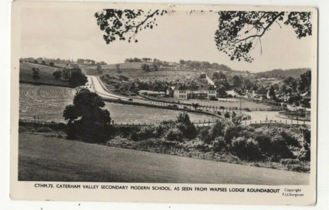 CATERHAM VALLEY SECONDARY School From Wapses Roundabout Surrey RP ...