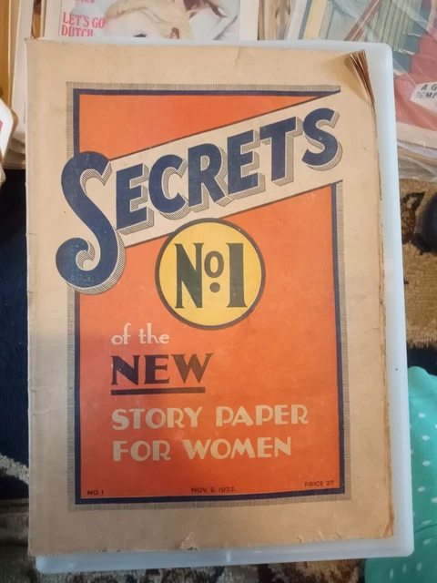 Secrets Womens Story Paper 5 November 1932 Rare £499 Picclick Uk
