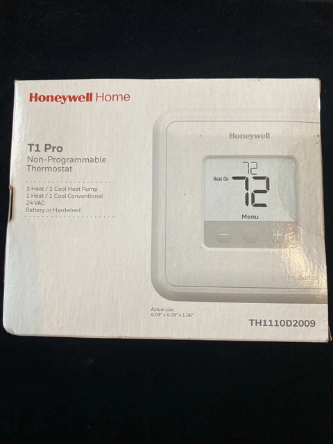 HONEYWELL TH1110D2009 HOME T1 Pro Non-Programmable Thermostat White ...