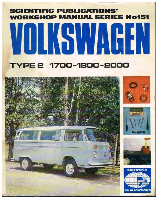 VW TRANSPORTER T2 Bay Window Bus Van Pick-Up 1.7 1.8 2.0 1973-77 ...