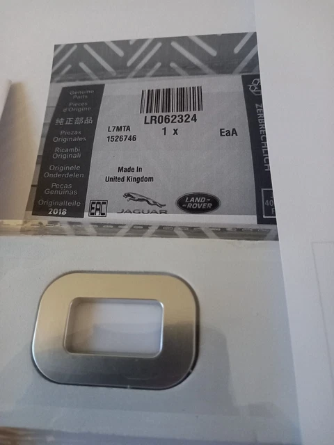 RANGE ROVER NAMEPLATE Bonnet Letter O Badge Chrome Silver JLR Authentic ...