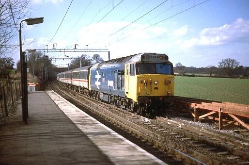 ORIGINAL COLOUR SLIDE of 50040 BR class 50 diesel loco £1.75 - PicClick UK