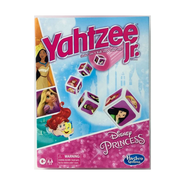 HASBRO BOARDGAME YAHTZEE Jr. - Disney Princess Box VG+ £15.41 - PicClick UK