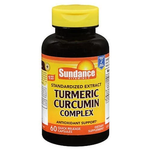 SUNDANCE TURMERIC CURCUMIN Complex Quick Release Capsules 60 Caps By ...