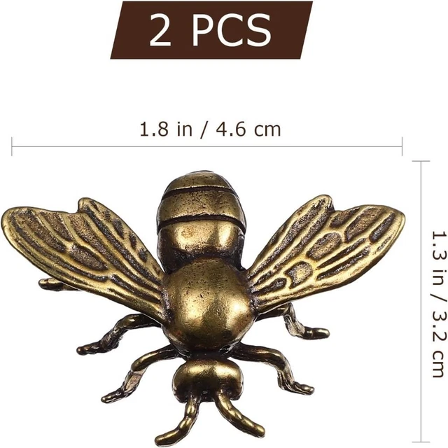 LAITON ORNEMENT D'ABEILLE en laiton Statue Décorations d'abeille Intérieur EUR 8,77 - PicClick FR