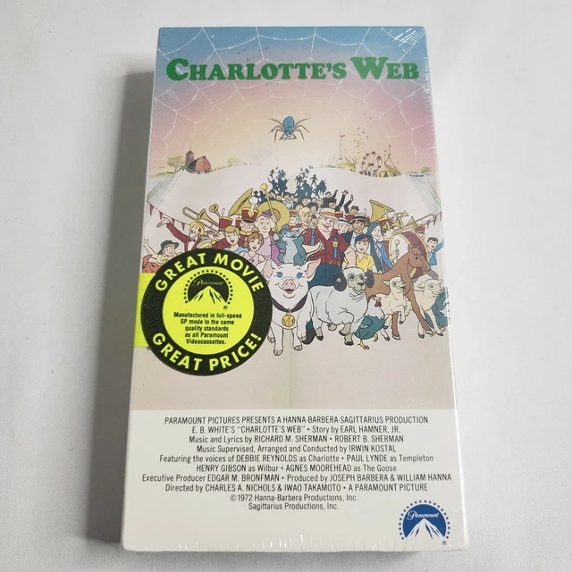 CHARLOTTES WEB VHS 1979 OOP Rare Pig Spider Wilbur Debbie Reynolds £55. ...