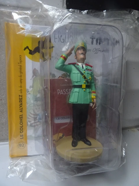 FIGURINE TINTIN N° 92 LE COLONEL ALVAREZ collection officielle EUR 79 ...