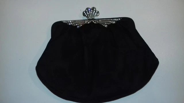 SAC DE SOIRÉE bal pochette réticule art nouveau vers 1900 EUR 25,00 ...