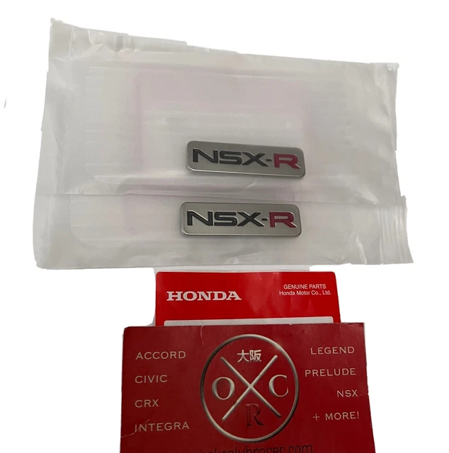 GENUINE OEM HONDA NSX-R Emblems Door Handle Badges NA1 NA2 Acura Type ...