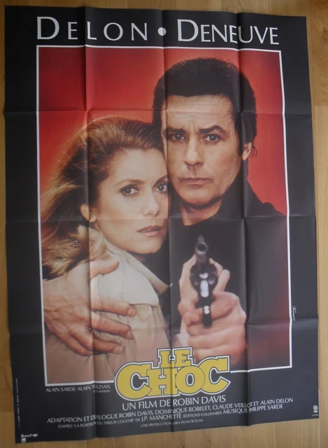 LE CHOC ALAIN delon catherine deneuve affiche cinema 160x120 cm ...