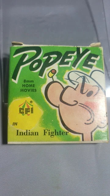 POPEYE 8MM HOME Movie Indian Fighter Carnival Films Inc. Excellent ...