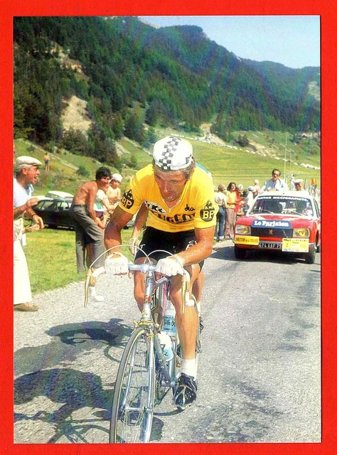 PHOTO TOUR DE France 1975 : Bernard Thévenet dand la Montée de Pra-Loup ...