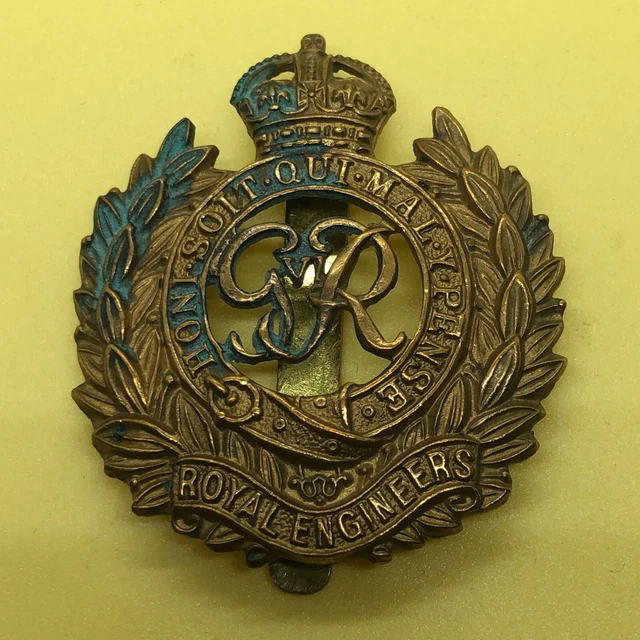 ORIGINAL WW2 BRITISH Army Royal Engineers RE Cap Badge £8.00 - PicClick UK