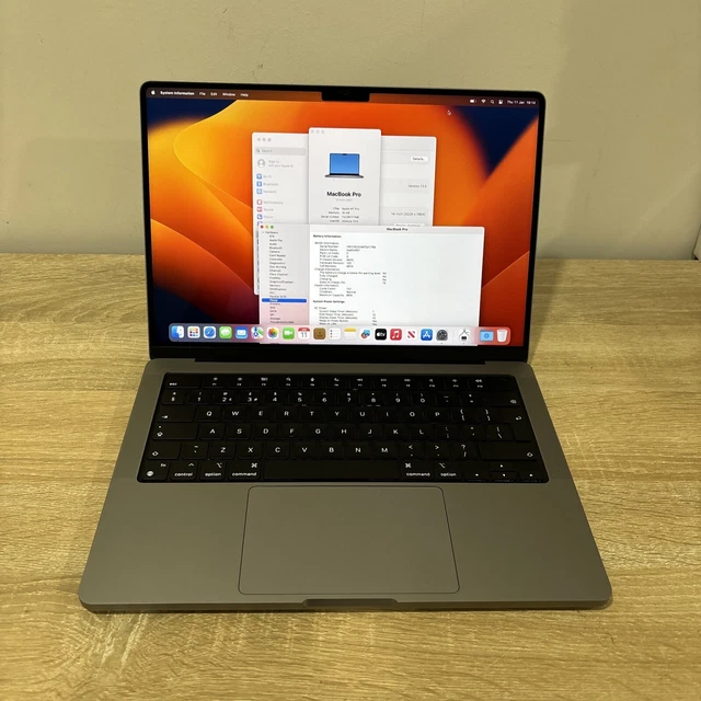 APPLE MACBOOK PRO M1 14" 2021 512GB SSD 16GB Ram 8C CPU 14C GPU M1 Pro Grey A+++ £1,279.00 ...