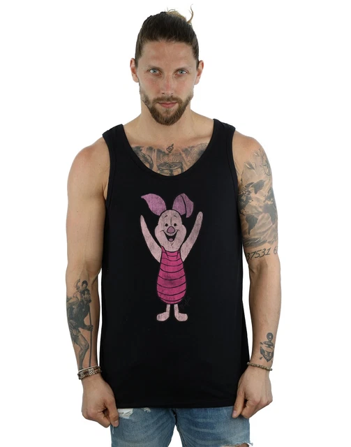 DISNEY MEN'S WINNIE The Pooh Classic Piglet Vest £14.98 - PicClick UK