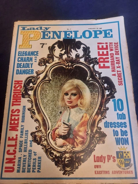 VINTAGE LADY PENELOPE Comic #2 Hillbillies U.N.C.L.E Bewitched 29 ...