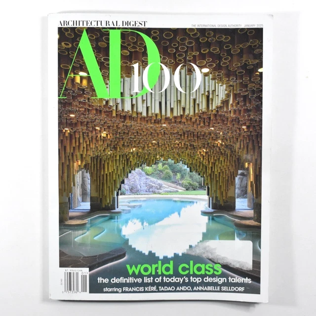 ARCHITECTURAL DIGEST MAGAZINE - AD100 Issue January, 2025 - World Class ...