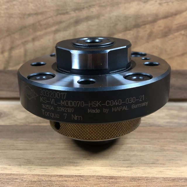 MAPAL KS-VL-MOD070-HSK-C040-030-21 FLANGE Adapter New/Old Stock No Screws £169.95 - PicClick UK
