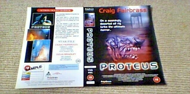 PROTEUS UK BIG BOX VHS POLYGRAM VIDEO SAMPLE SLEEVE 1996 NEW Craig ...