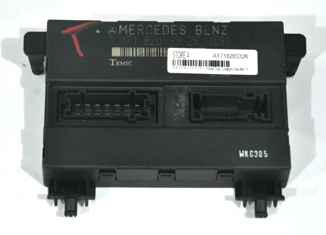 MERCEDES BENZ SLK R171 Convertible Roof Controller Ecu Module ...
