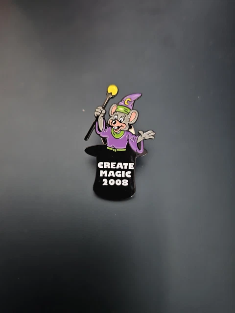 CHUCK E CHEESE 2008 Promo Pin Make Magic Lanyard, Mint, New, Rare ...