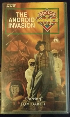 DOCTOR WHO THE Android Invasion BBC VHS Video Tom Baker £1.99 - PicClick UK