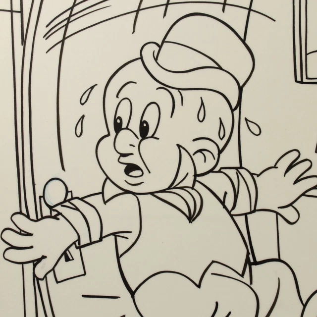 ELMER FUDD ORIGINAL artwork cartoon drawing vintage Looney Tunes #21 £ ...