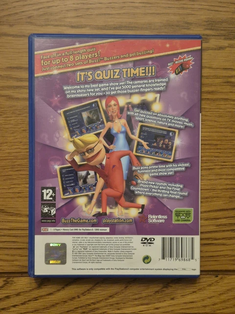 BUZZ! THE MEGA Quiz - Complete with Manual (PS2) £5.97 - PicClick UK