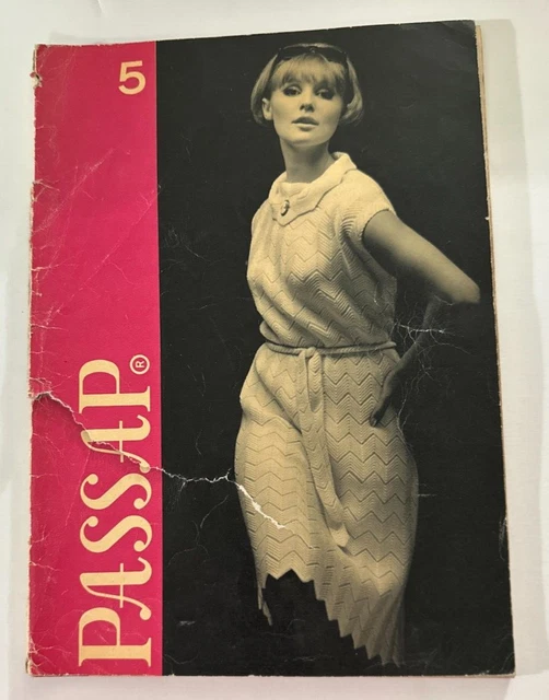 PASSAP KNITTING PATTERN Books Vintage Knitting Machine Patterns 1960 RARE FIND £31.88 - PicClick UK