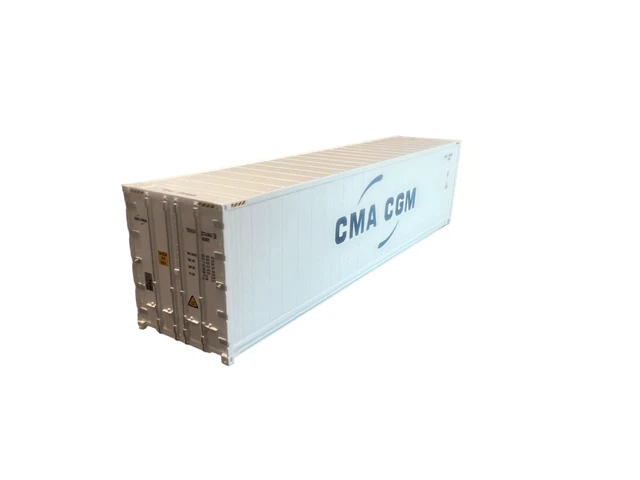 HO SCALE SHIPPING container - 40ft HC Refrigerated - CMA CGM $23.85 ...