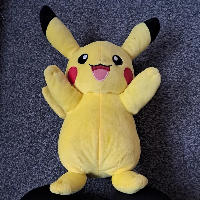 POKEMON PIKACHU ELECTRIC Charge Light Sound Soft Toy Plush Nintendo 12 ...