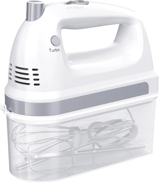 ELECTRIC HAND MIXER Mini, 300W Power Handheld Mixer Kitchen for 5-Speed ...