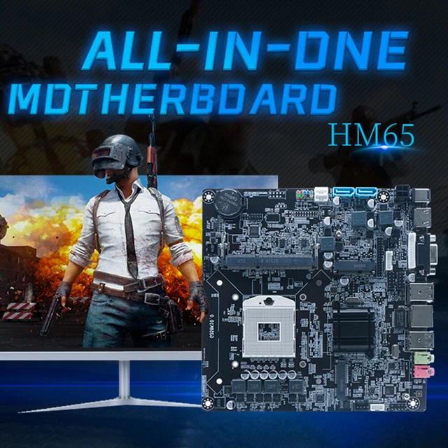 HM65 DESKTOP MOTHERBOARD Support DDR3 1066/1033/1600 LGA988 Computer ...