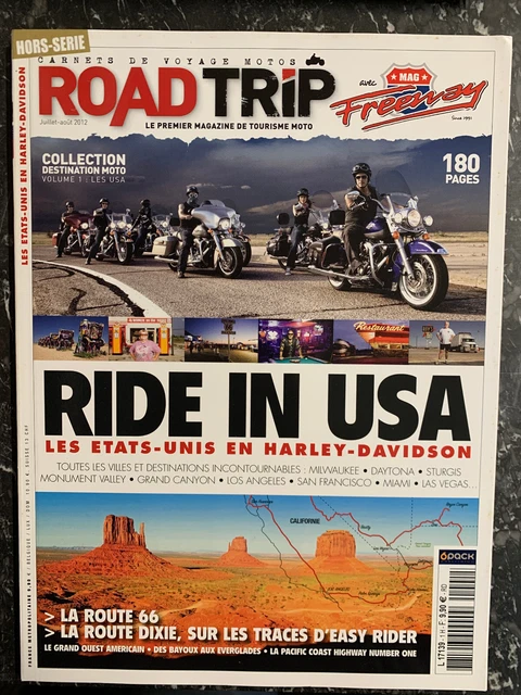 MAGAZINE ROAD TRIP N°1 Hors-Série avec Freeway - Ride in USA EUR 8,50 ...