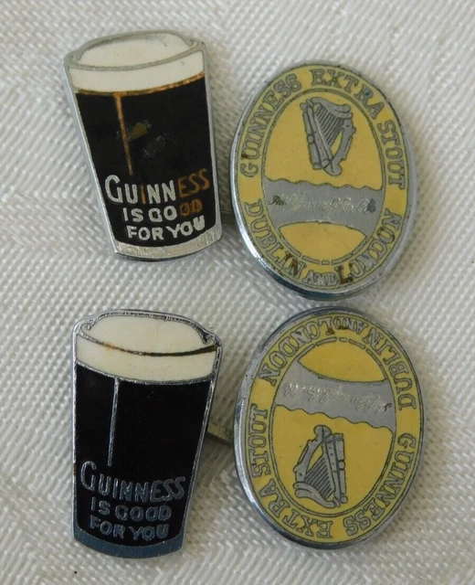 LOVELY VINTAGE GUINNESS Stout Pint Is Good For You Advertising Enamel ...