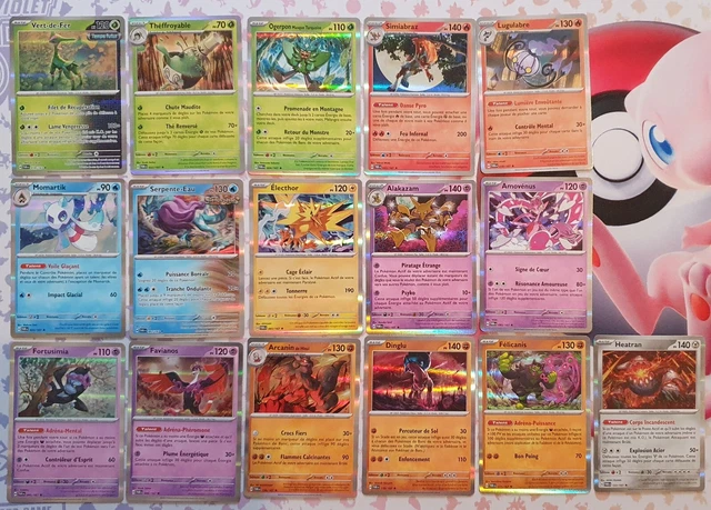 SÉRIE COMPLÈTE DES 16 Cartes Holographique Pokémon EV06 Neuf EUR 8,00 ...