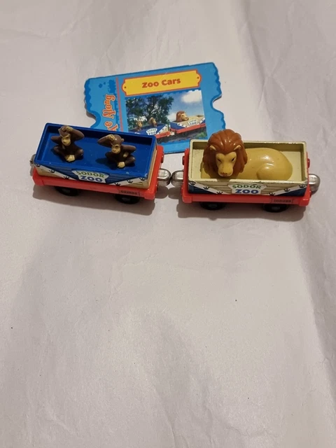 THOMAS THE TANK Engine & Friends TAKE N PLAY ALONG ZOO CARS LION SOUND ...