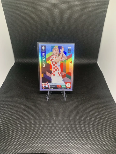 TOPPS MATCH ATTAX Uefa Euro 2024 Luka Modric Captain Card #Cro 12 £0.99 ...