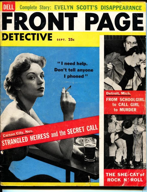 MAG: FRONT PAGE Detective-9/1956-Murder-Killer-Execution-VG £38.93 ...